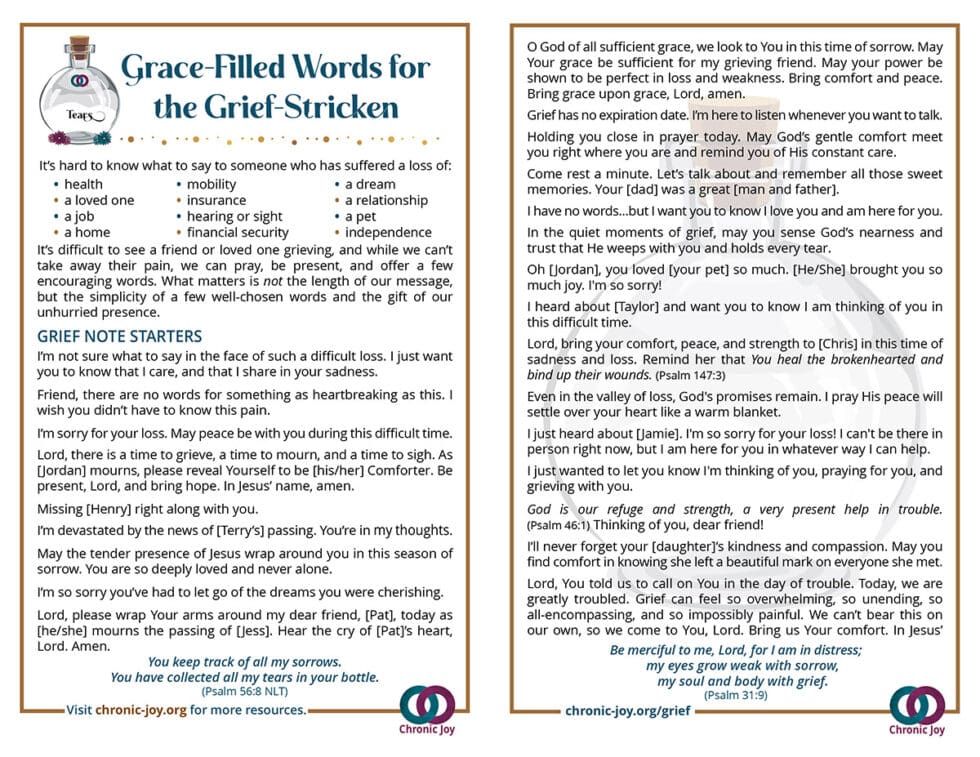 Chronic Joy® Printables 🖨️ Downloadable Hope!